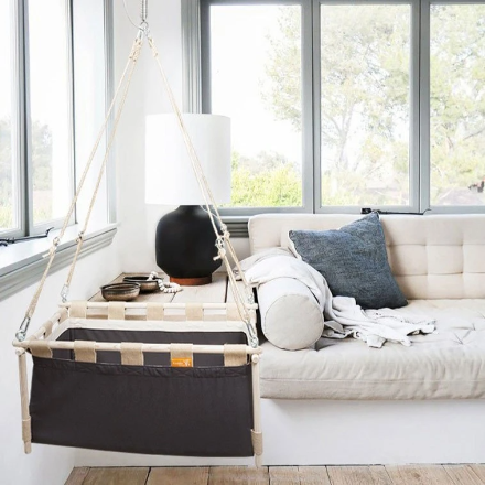 Prachtige hangwieg voor dag én nacht | Babywiegjes die veren | Veilig ...